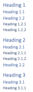 Adding Multilevel Numbers to Headings in Word - Wi-Fi Vitae
